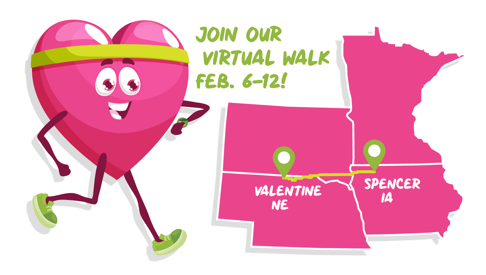 Move to Improve: Join in Walk to Valentine for Heart Health